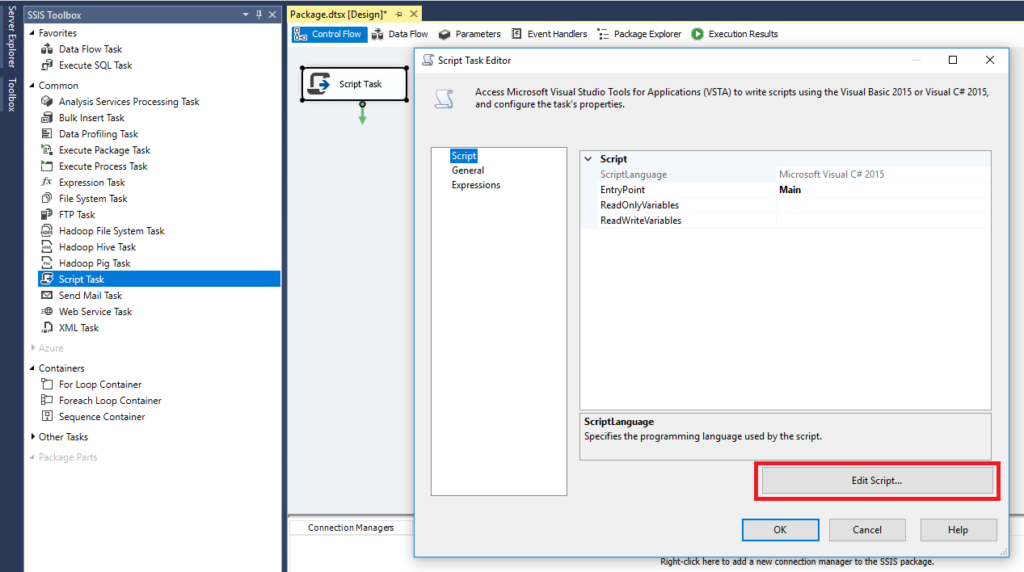 SSIS: Script task para envio de e-mail – Logan Destefani Merazzi